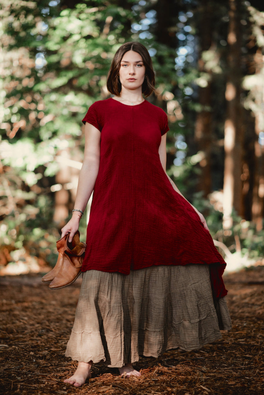 Women's Summer Cotton Dresses, Long Dress, 100% Cotton Clothing ...